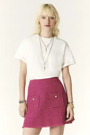 Ba&sh Ba&sh Rosie Short-Sleeve T-Shirt - Neutral / White