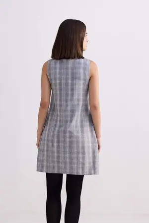 REISTOR Cotton Tweed Shift Dress