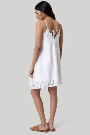 REISTOR Short Tent Embroidered Dress