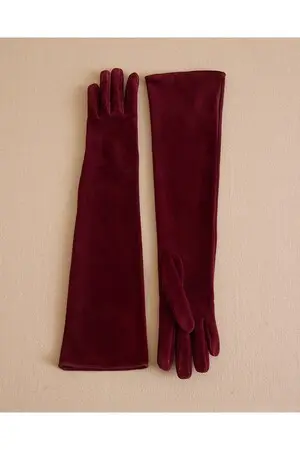 Mark Cross Leather Gloves For Women
