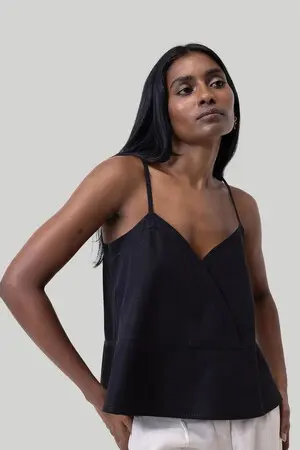 REISTOR Reistor V-Neck Lace Camisole - Black
