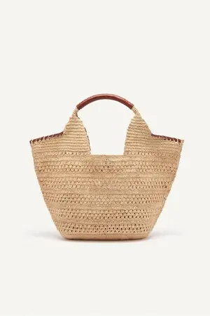 Ba&sh Ara Raffia Tote