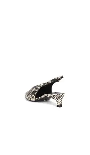 TONY BIANCO Charlie Slingback Heels - Cream