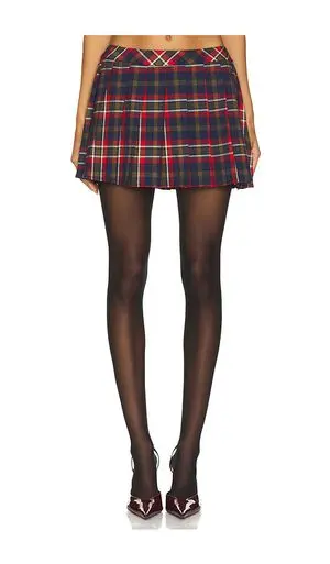 Majorelle Lara Mini Skirt - Red
