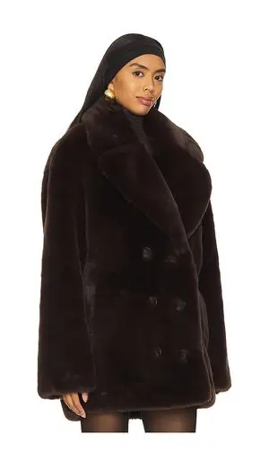 LOVERS AND FRIENDS Faux Fur Jacket