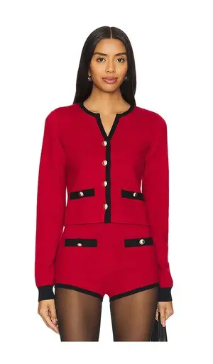 Majorelle Frill Cardigans For Women