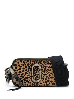 Marc Jacobs Snapshot Cheetah Crossbody Bag - Brown