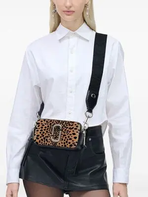 Marc Jacobs Snapshot Cheetah Crossbody Bag - Brown