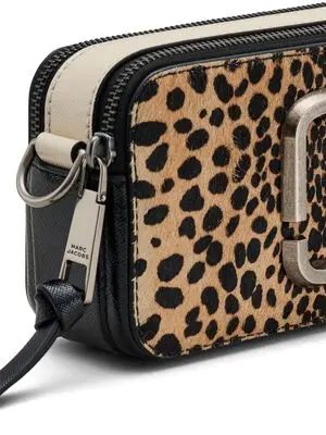 Marc Jacobs Snapshot Cheetah Crossbody Bag - Brown