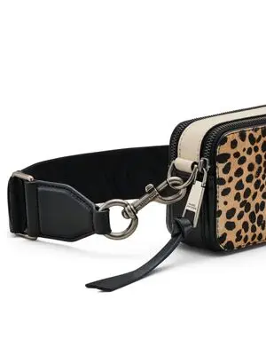 Marc Jacobs Snapshot Cheetah Crossbody Bag - Brown