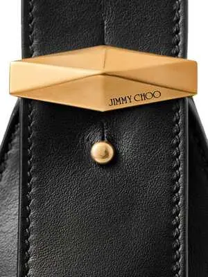 JIMMY CHOO Small Diamond Shoulder Bag - Black