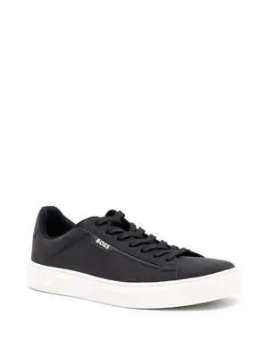 BOSS Logo-print Sneakers - Blue