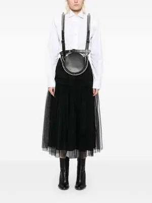 Noir Kei Ninomiya Safety Pin Harness - Black | Editorialist