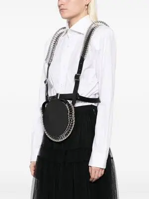 Noir Kei Ninomiya Safety Pin Harness - Black | Editorialist