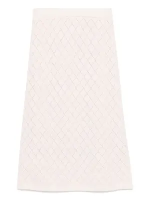 Zimmermann Illustration Midi Skirt - Pink