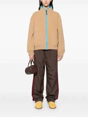 Adidas Zip-up Fleece Sweater - Neutrals