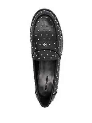 Tory Burch Studded Loafers - Black