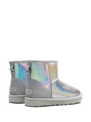 UGG Classic Mini Iridescent Glacier Boots - Grey
