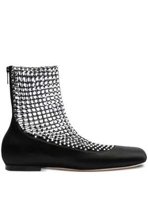 Rene Caovilla Rhinestone-embellished Ballerina Shoes