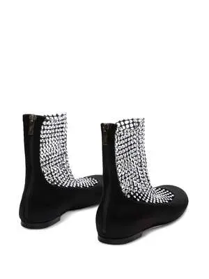 Rene Caovilla Rhinestone-embellished Ballerina Shoes