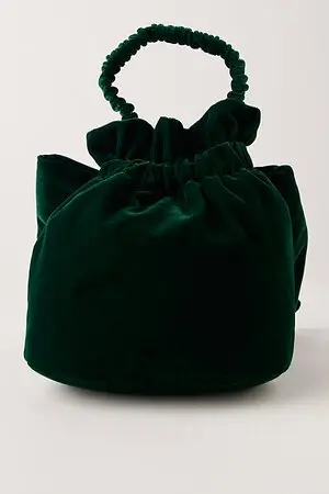 Free People Belle Velvet Bow Bag