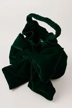 Free People Belle Velvet Bow Bag