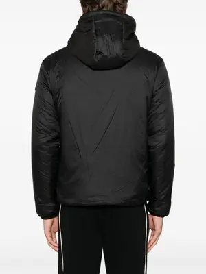 EA7 Logo-embroidered Puffer Jacket