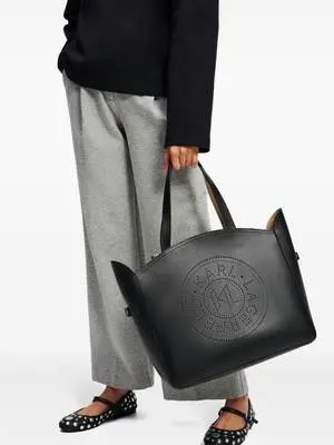 Karl Lagerfeld K/circle Perforated Tote