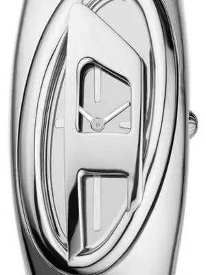 DIESEL® Oval D 24mm Watch - Silver