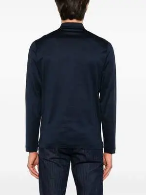 Canali Lightweight-jersey Polo Shirt - Blue