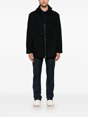 Canali Knitted Polo Shirt