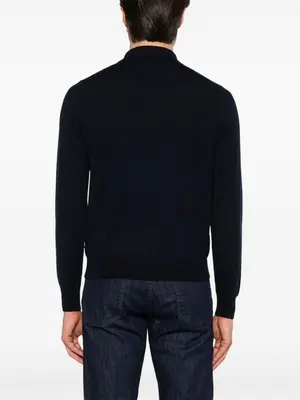 Canali Knitted Polo Shirt