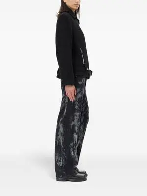 GANNI Bouclé Biker Jacket