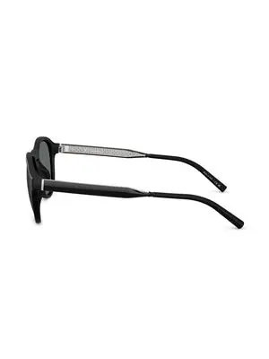 Oliver Spencer R-8 Round-frame Sunglasses - Black