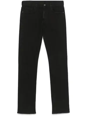 Canali Straight-leg Jeans - Black