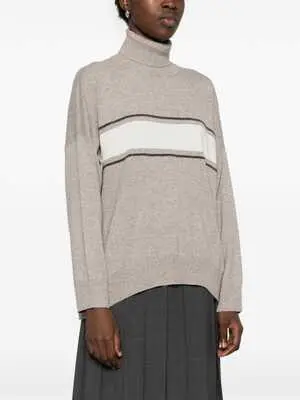 Brunello Cucinelli Stripe-detailing Sweater