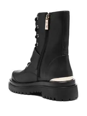 Just Cavalli Logo-plaque Combat Boots
