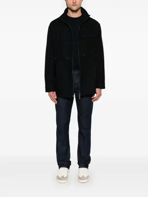 Canali Merino Wool Jacquard Sweater