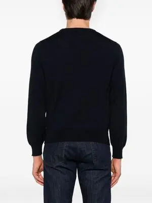 Canali Merino Wool Jacquard Sweater