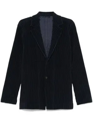 Issey Miyake Plissé Blazer - Blue