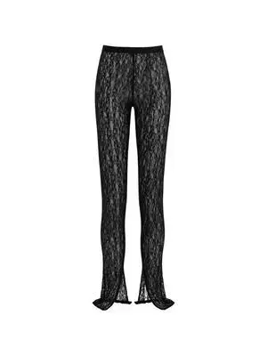 ALMAZ Lace Side-slit Trousers