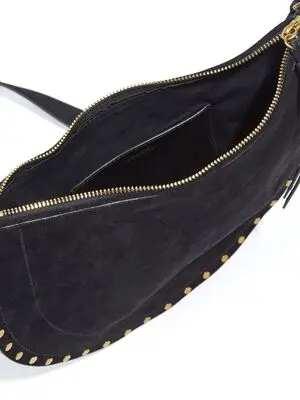 Isabel Marant Étoile Oskan Soft Zipped Crossbody Bag - Black