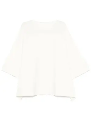 Issey Miyake Square Rib Ap Sweater - White