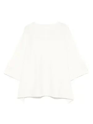 Issey Miyake Square Rib Ap Sweater - White