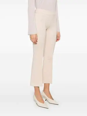 BLANCA VITA Flared Trousers - Neutrals