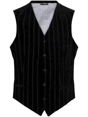 Yohji Yamamoto Striped Waistcoat