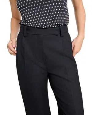 Maje Pernoui Wide-leg Trousers - Black