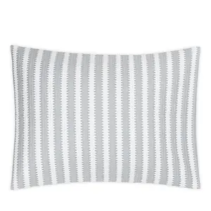 MATOUK Apollo Stripe Matelasse Standard Pillow Sham - Dove