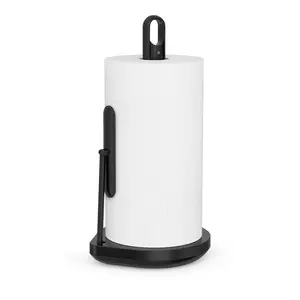 SIMPLEHUMAN Kitchen Paper Towel Holder With Spray Pump - Matte Black