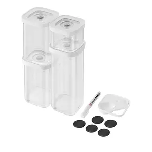 ZWILLING Fresh & Save Cube 6 Piece Small Container Set - Transparent-white